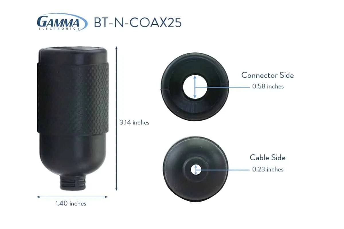 SMA RF Weatherproof Boot – Gamma Electronics